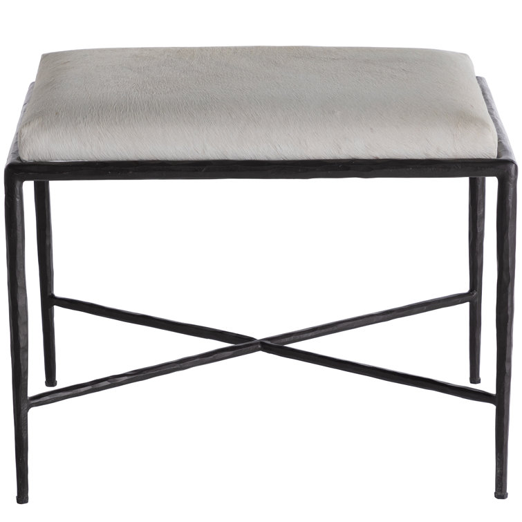 Gabby Devoe Leather Stool | Perigold